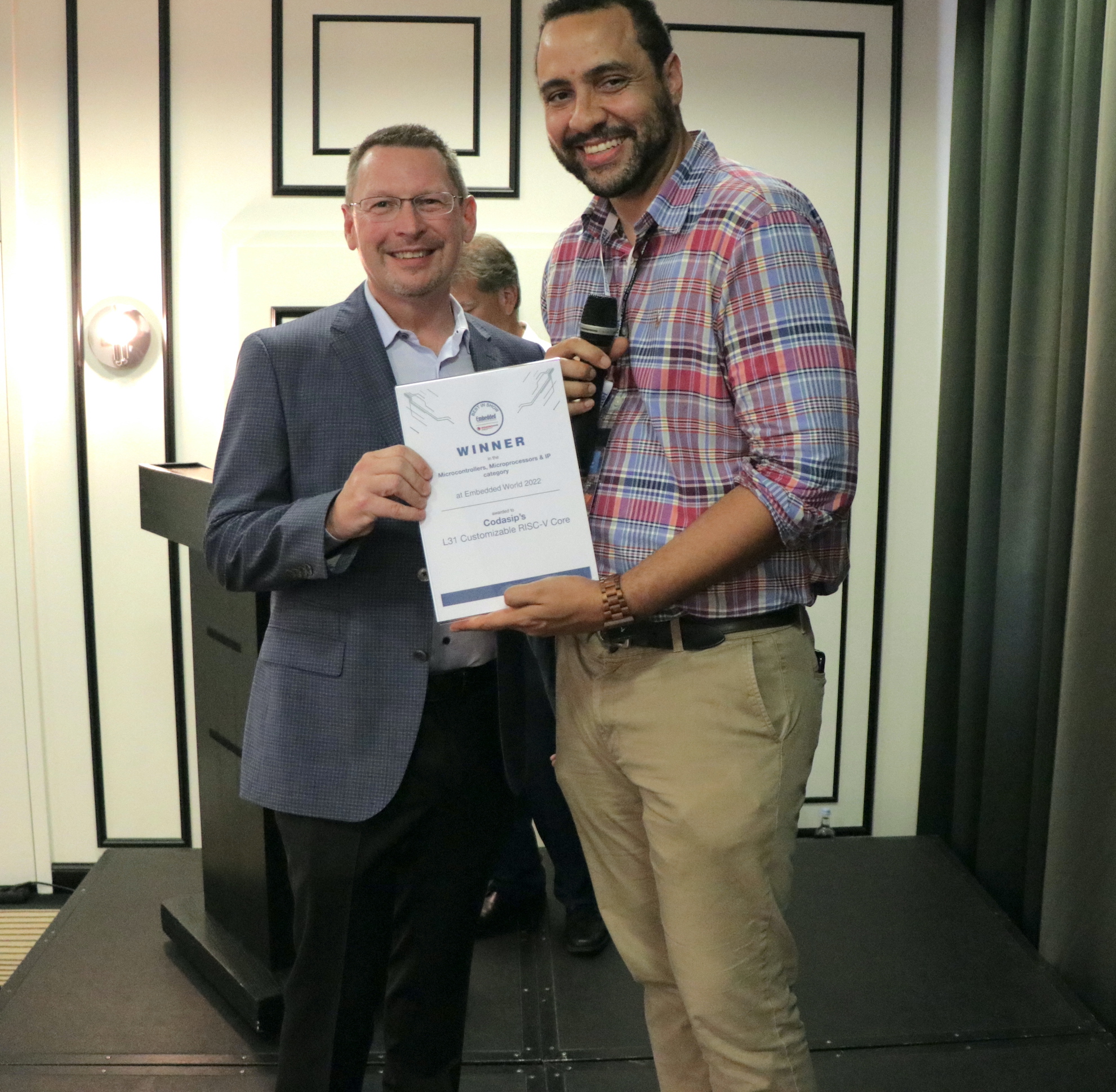 Codasip L31 customizable RISC-V core is an Embedded World Best in Show - Codasip