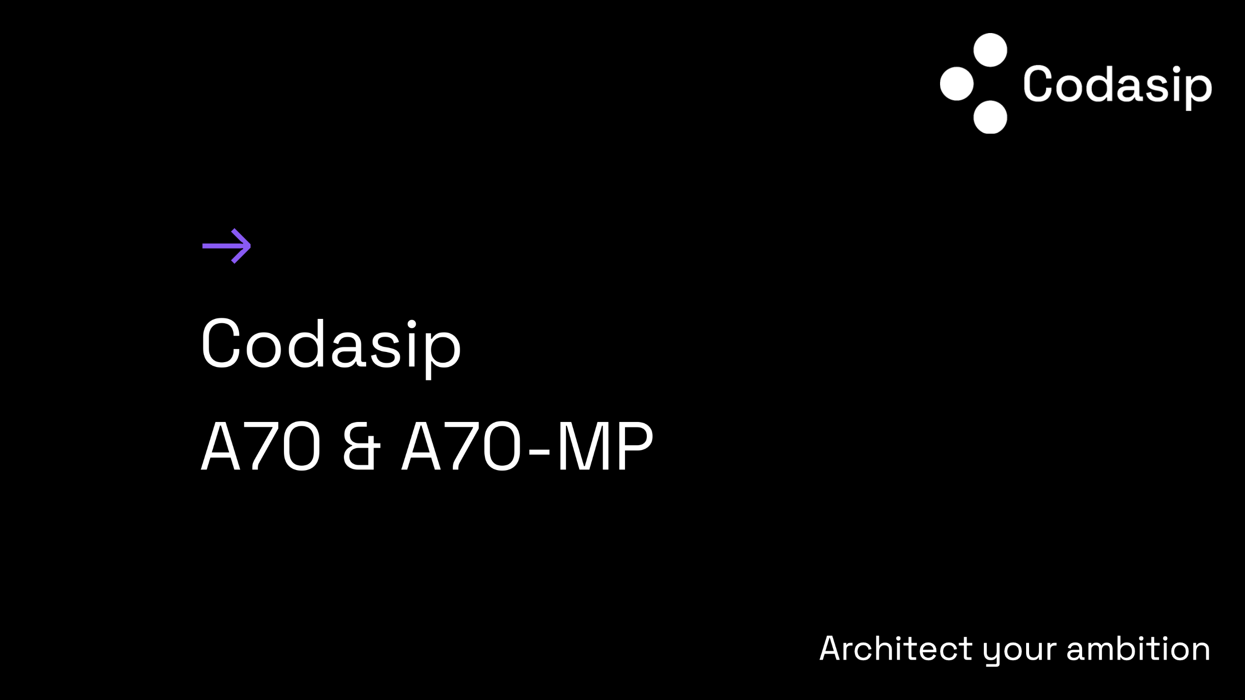 A70 RISC-V application processor - Codasip