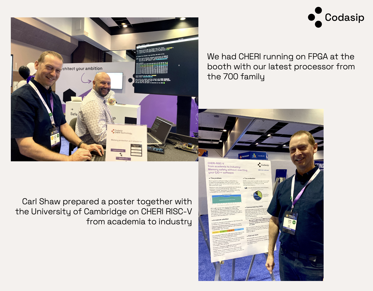 RISC-V Summit US 2023: CHERI in full bloom! - Codasip