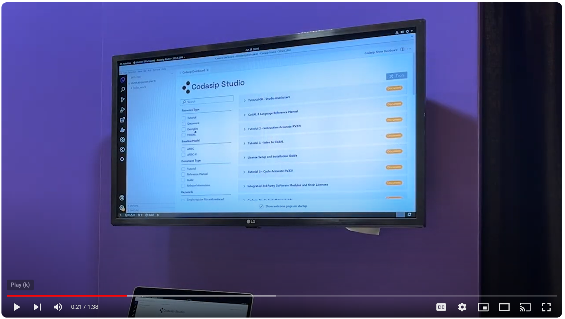 Getting started with Codasip Studio & CodAL - Codasip