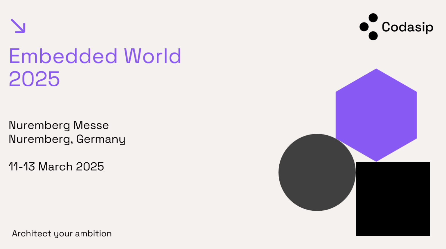 Embedded World 2025 - Codasip
